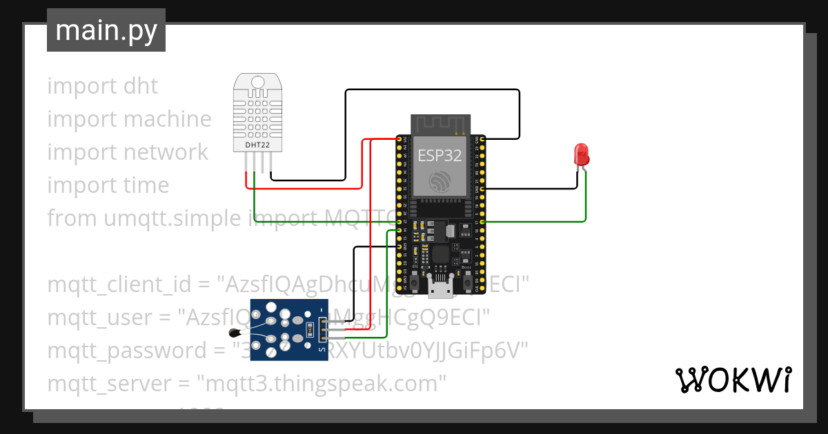 Midterm 2 - Wokwi ESP32, STM32, Arduino Simulator