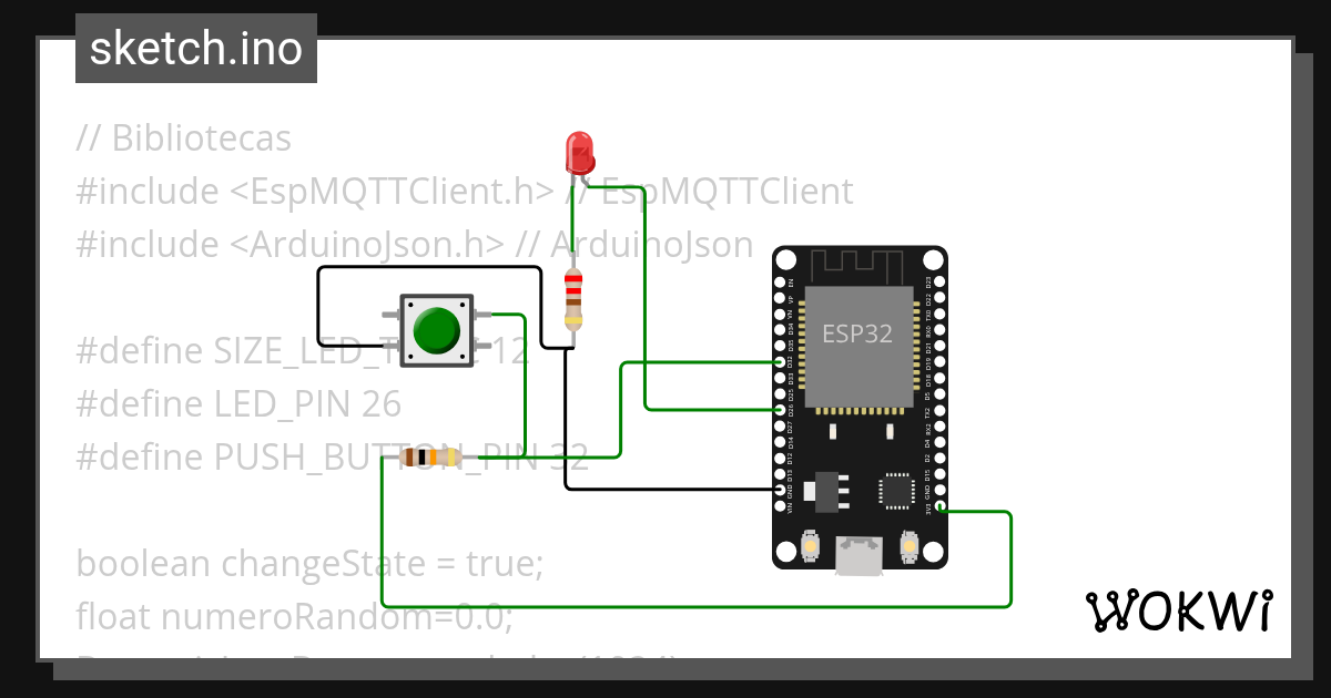Projeto 6 - Wokwi ESP32, STM32, Arduino Simulator