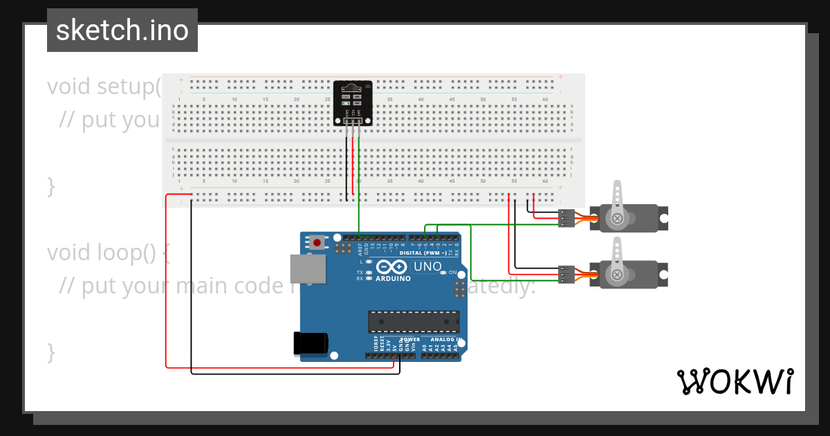 Remote Control Sevo Wokwi Esp32 Stm32 Arduino Simulator 7510
