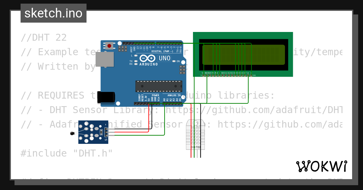Ntc And Dht22 Combined Wokwi Esp32 Stm32 Arduino Simulator 2843