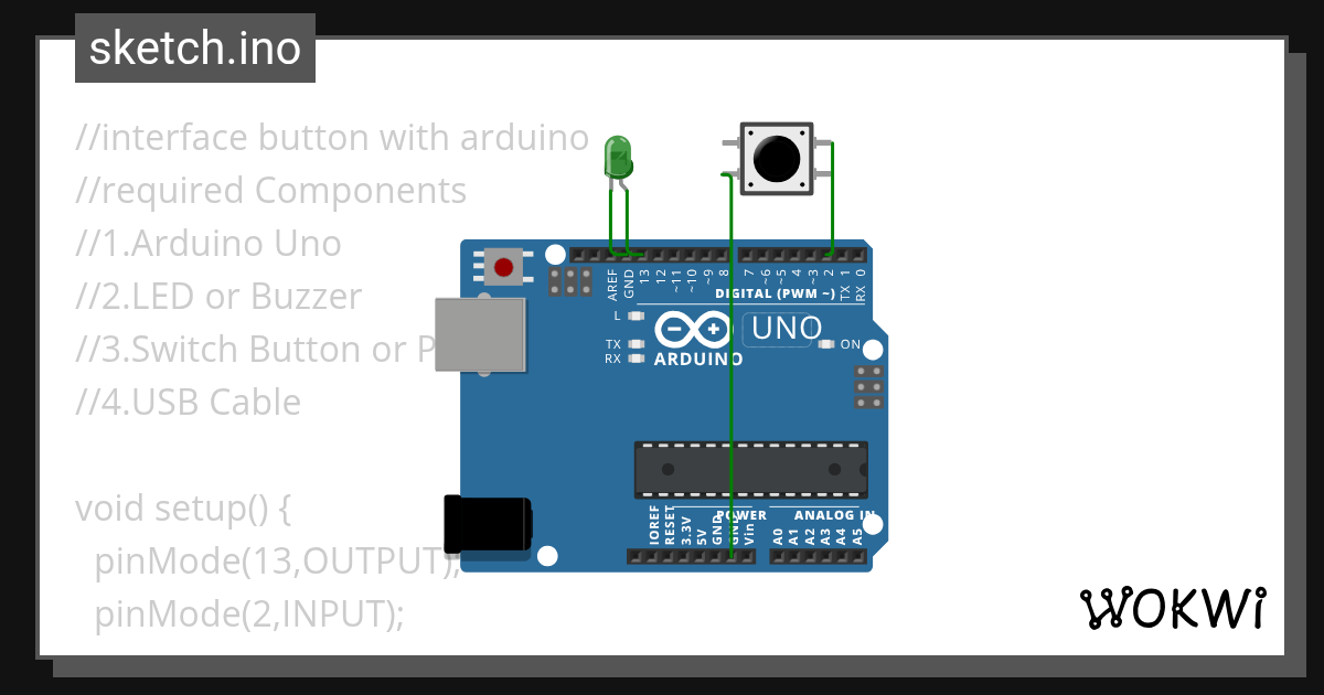 Button With Arduino Wokwi Esp32 Stm32 Arduino Simulator 3397