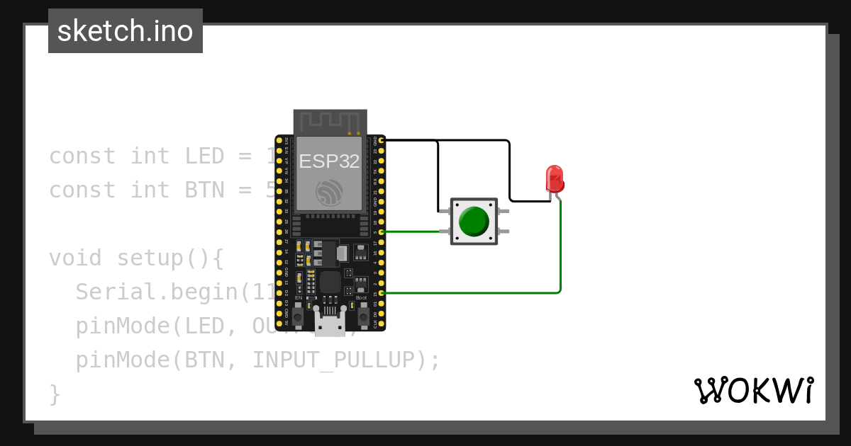 Sesi 8 Tugas 2 Wokwi Esp32 Stm32 Arduino Simulator 