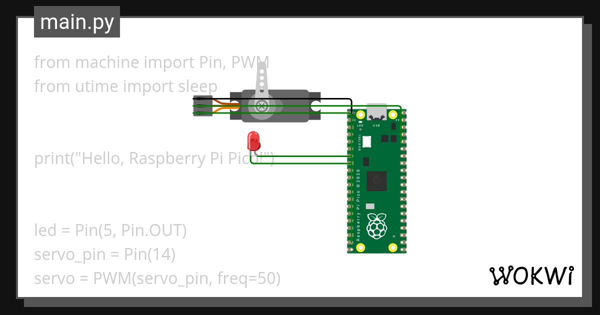 Servo Wokwi Esp32 Stm32 Arduino Simulator