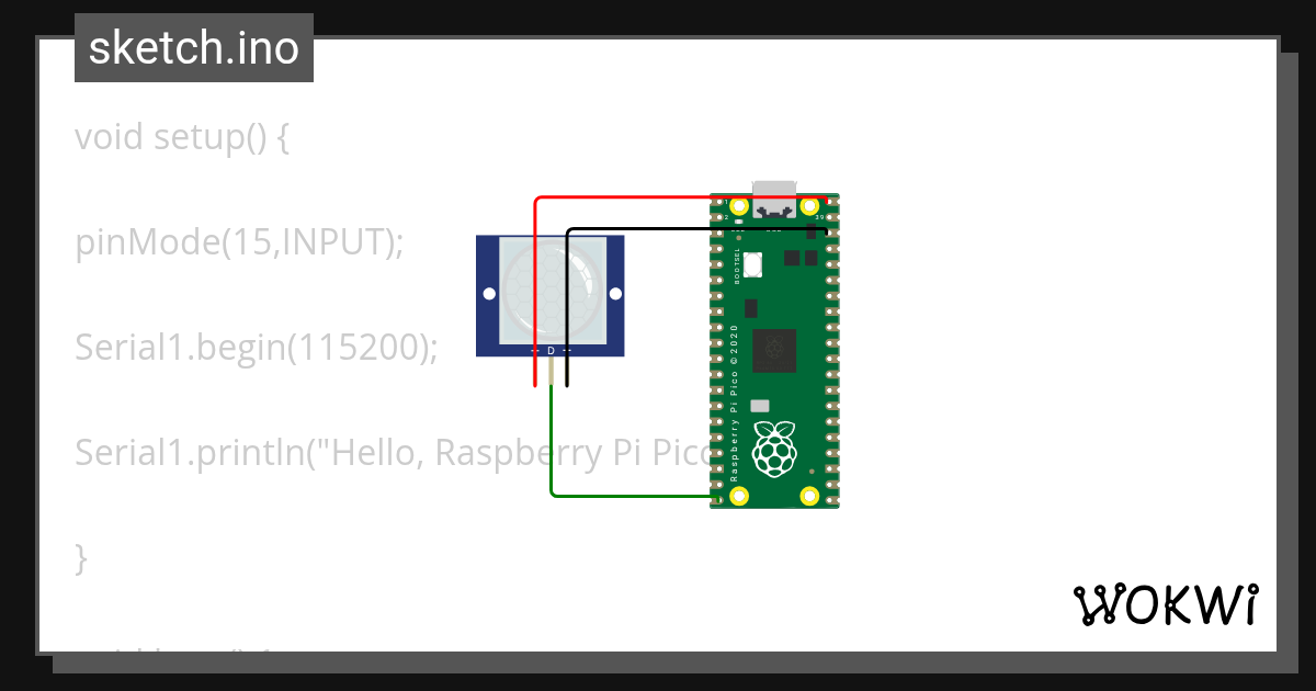 Motiondetector Wokwi Esp32 Stm32 Arduino Simulator