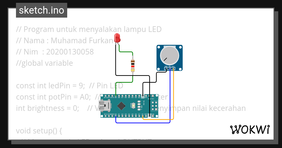Tugas Wokwi Wokwi Esp32 Stm32 Arduino Simulator 8054