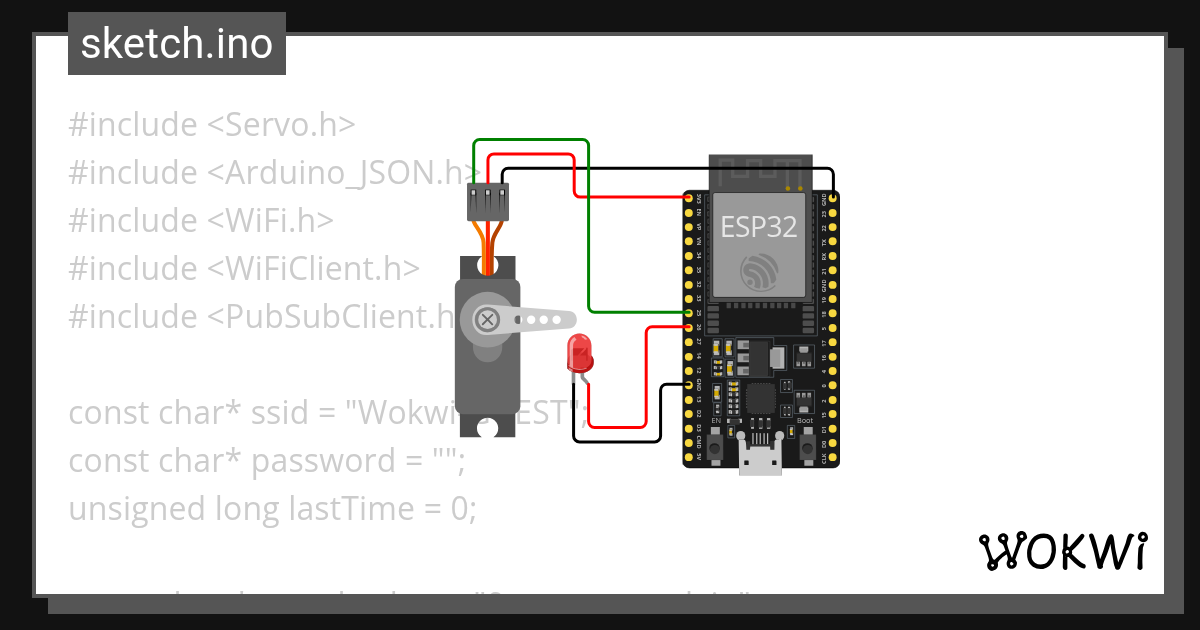 Servo - Wokwi ESP32, STM32, Arduino Simulator