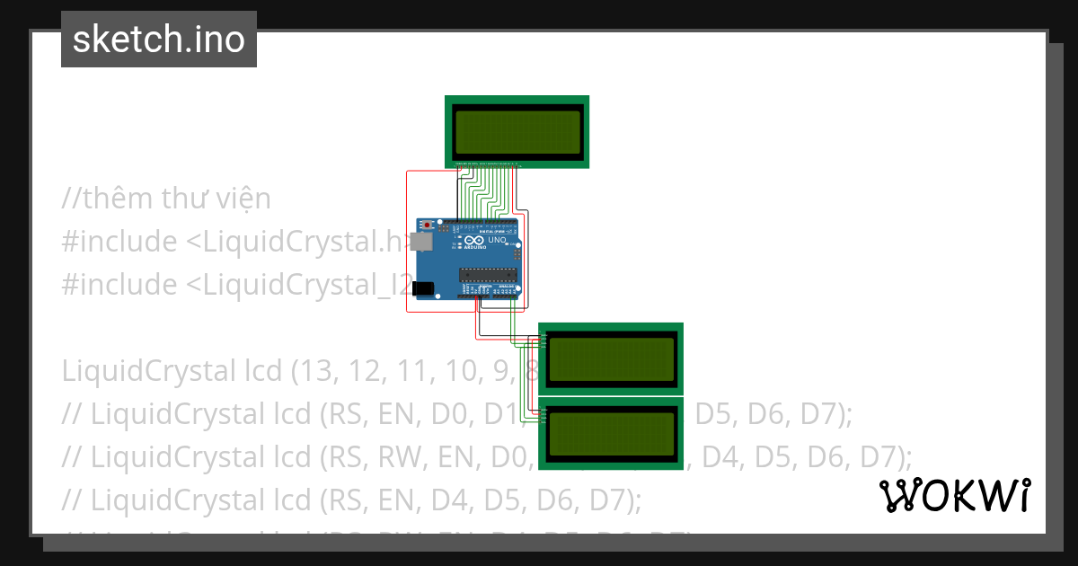 basic_lcd - Wokwi ESP32, STM32, Arduino Simulator