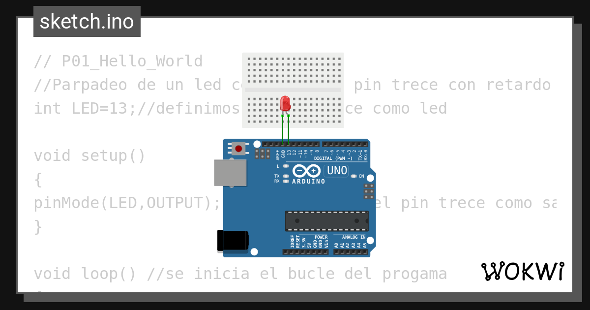 PrÁctica 1 Wokwi Esp32 Stm32 Arduino Simulator 4462