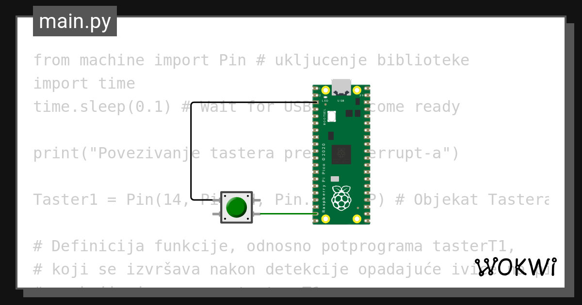 Taster Interrupt Wokwi Esp32 Stm32 Arduino Simulator 9613