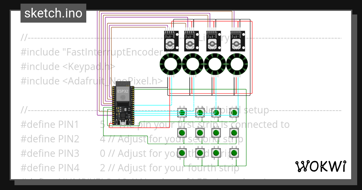 Deskproject Macropad Esp32 Wokwi Esp32 Stm32 Arduino Simulator