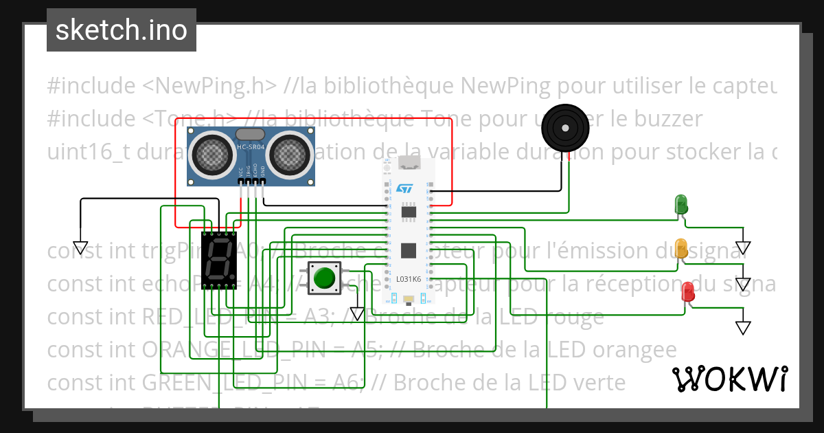 capteur ultras son Copy - Wokwi ESP32, STM32, Arduino Simulator