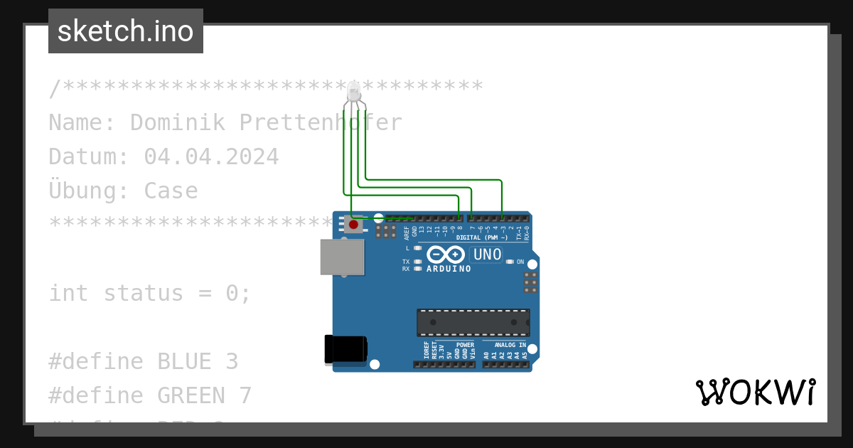 Case Wokwi Esp32 Stm32 Arduino Simulator 6661