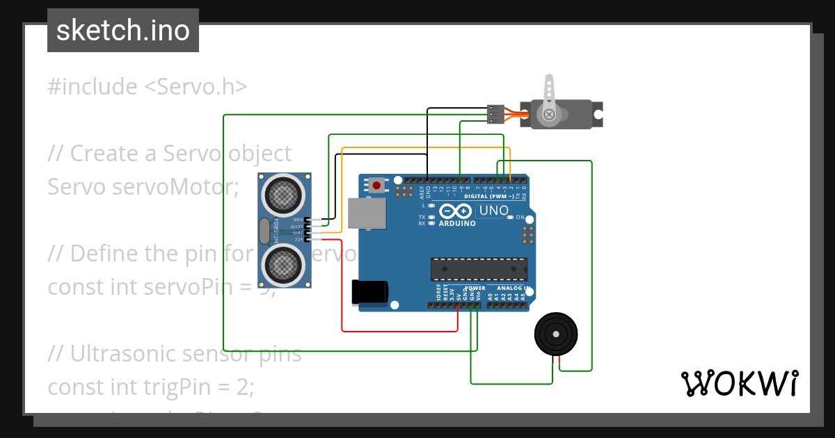 servo using arudino - Wokwi ESP32, STM32, Arduino Simulator