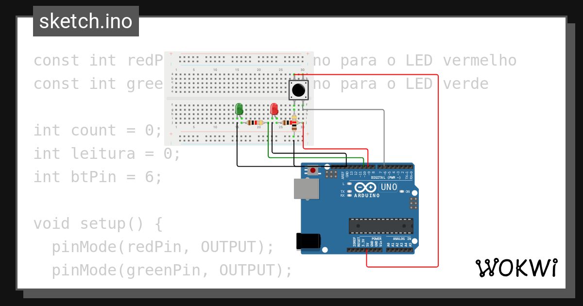 Contador Botao Wokwi Esp32 Stm32 Arduino Simulator