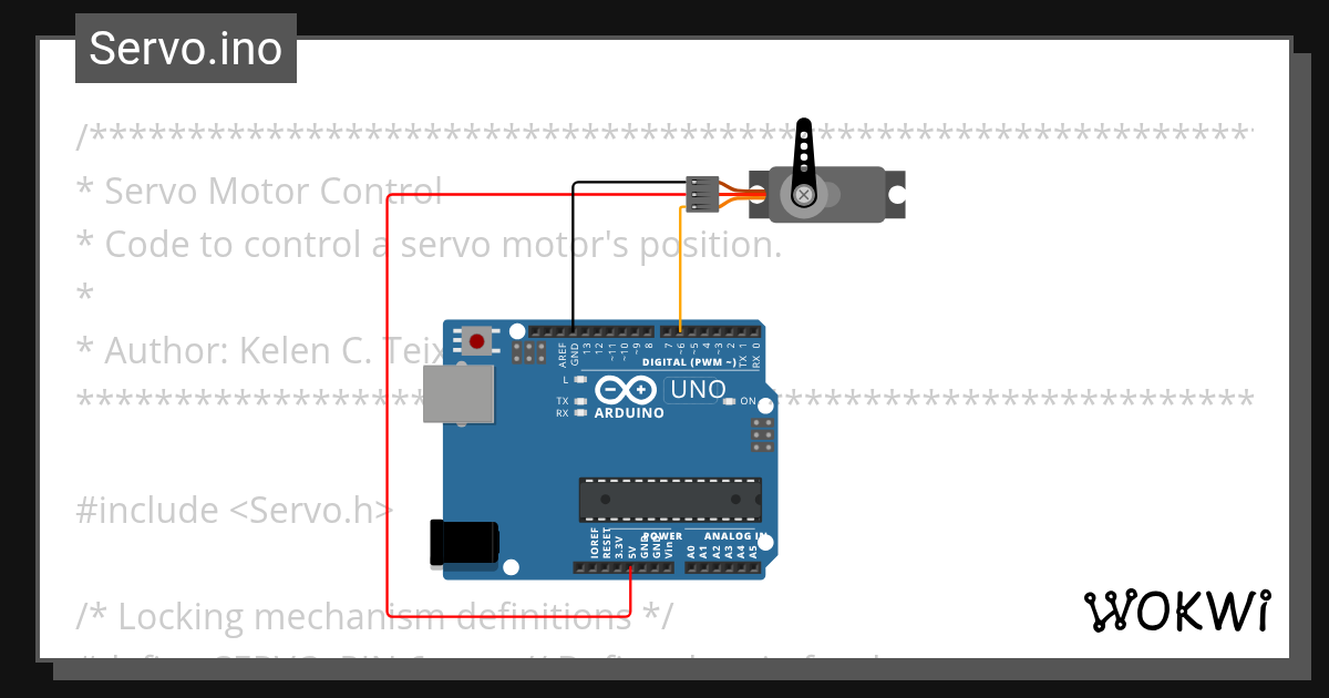 Servo - Wokwi ESP32, STM32, Arduino Simulator