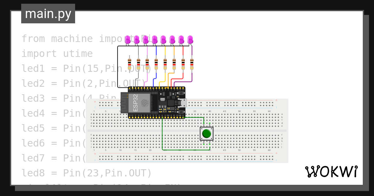 Leds Copy4 Wokwi Esp32 Stm32 Arduino Simulator