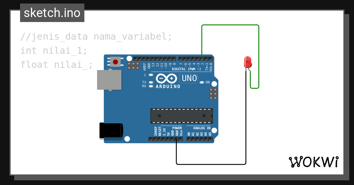 Latihan Led 1 Agnessssss Wokwi Esp32 Stm32 Arduino Simulator 1718