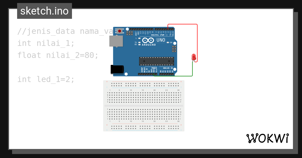 Latihan Led 1 Deslie Wokwi Esp32 Stm32 Arduino Simulator 0565