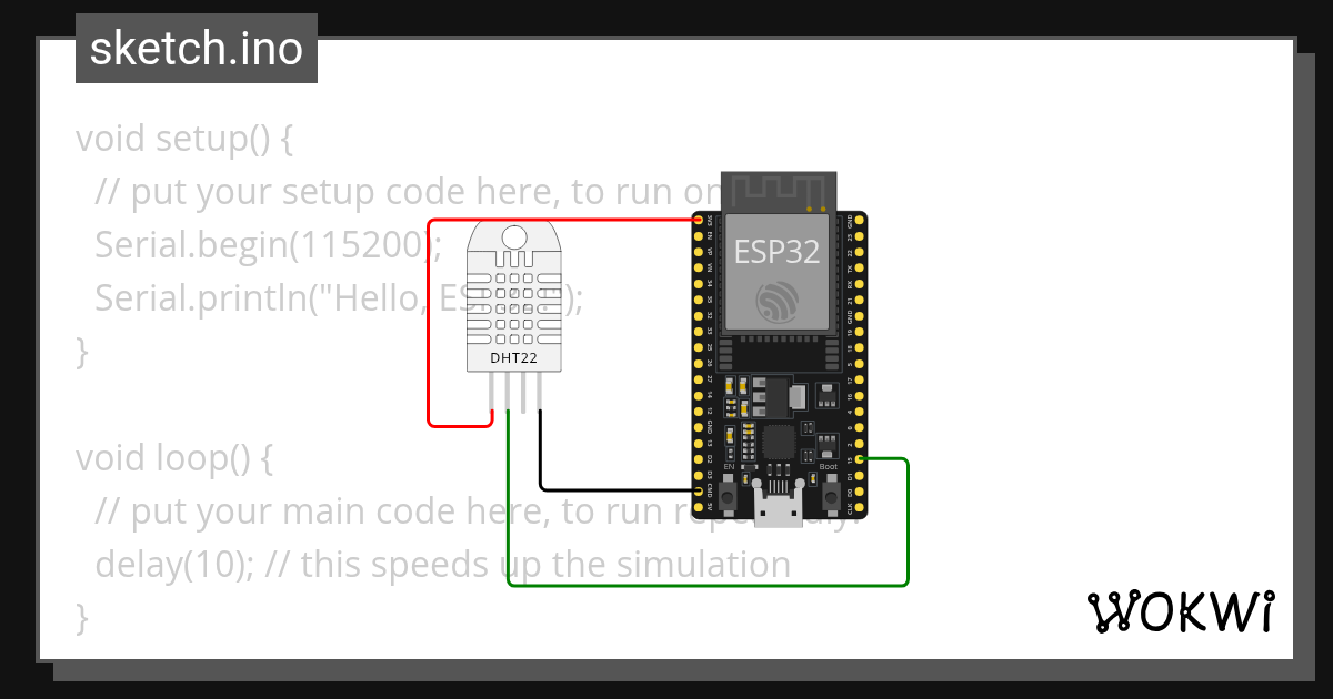 aula 2 - Wokwi ESP32, STM32, Arduino Simulator