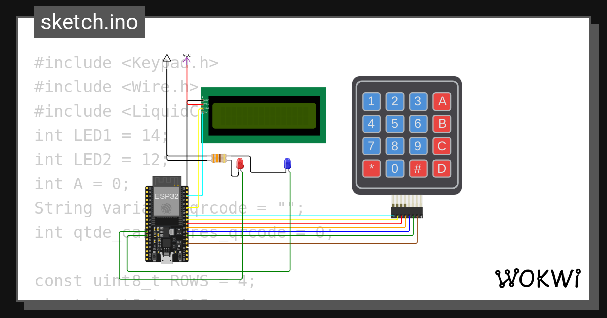 Cerradura Con Clave Wokwi Esp32 Stm32 Arduino Simulator