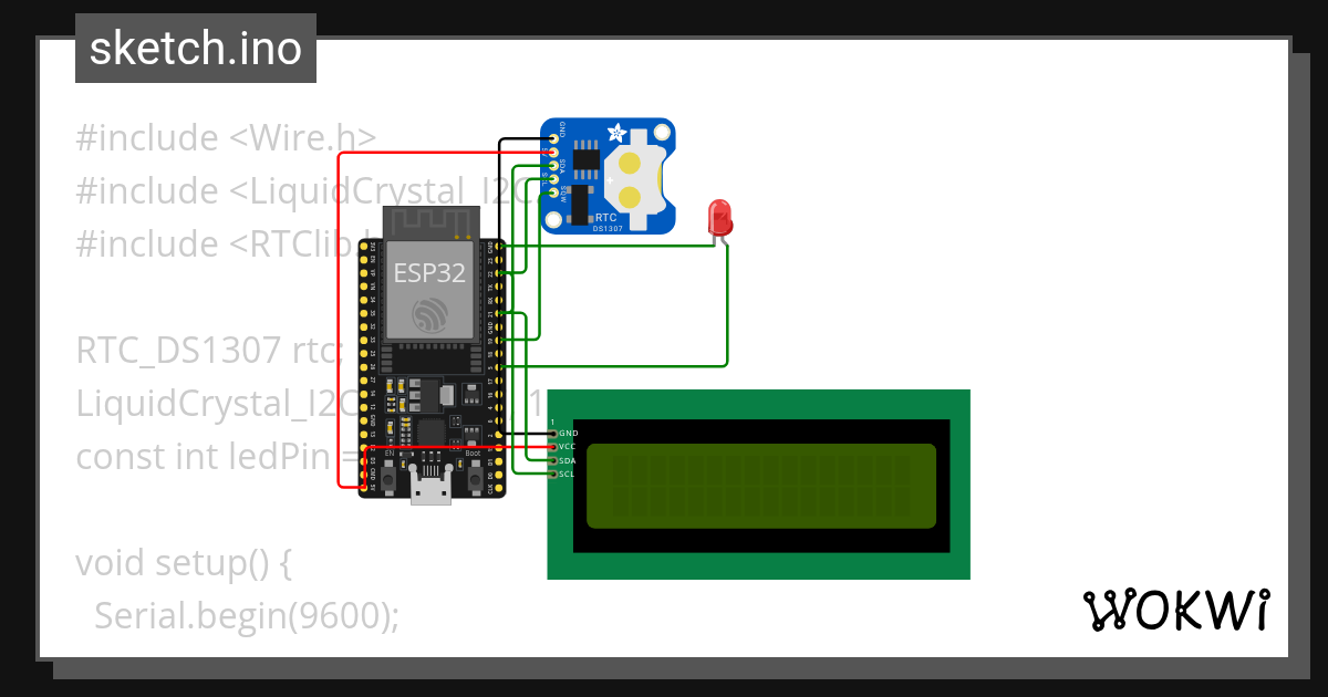two med_led(lcd) - Wokwi ESP32, STM32, Arduino Simulator