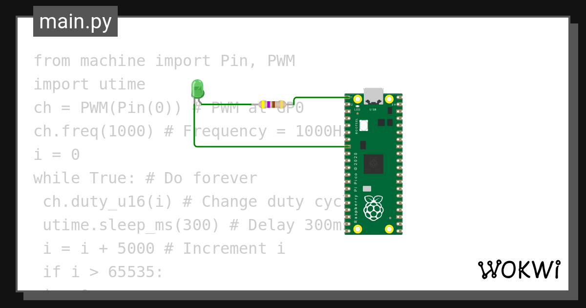 pwm waveform - Wokwi ESP32, STM32, Arduino Simulator pwm waveform - Wokwi ESP32, STM32, Arduino Simulator