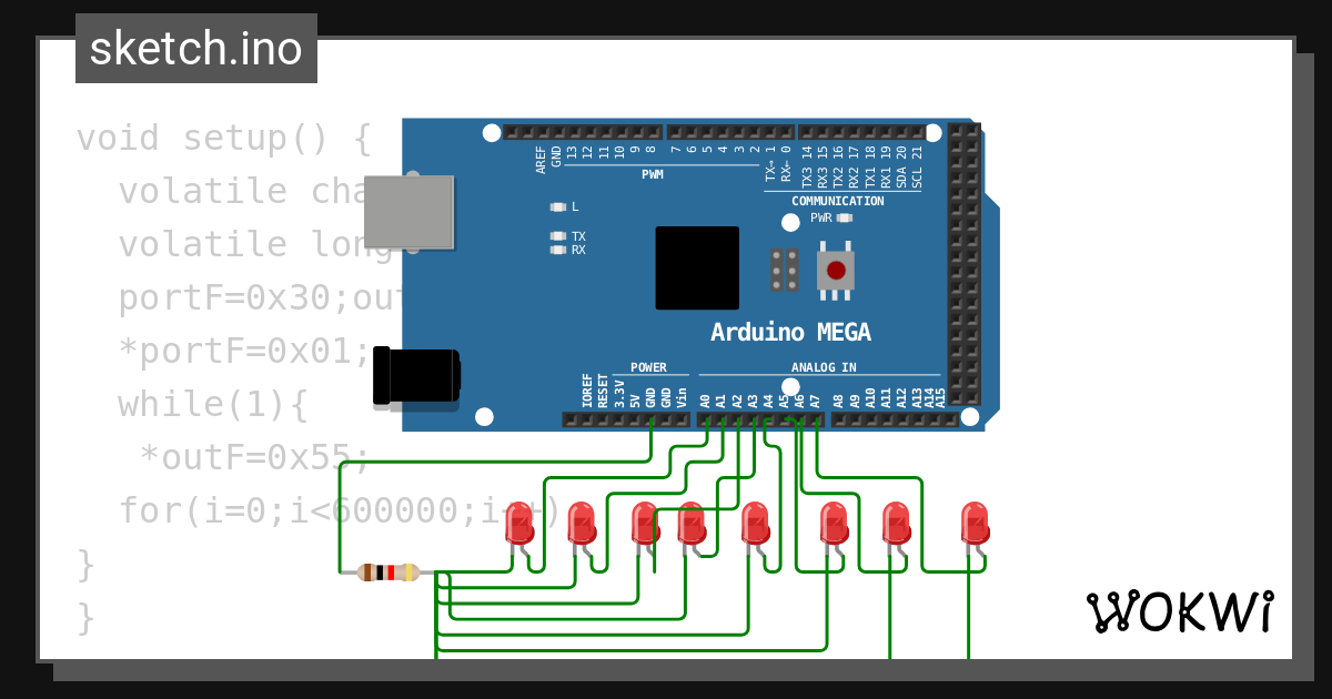 Ledblink8 Set2 Wokwi Esp32 Stm32 Arduino Simulator