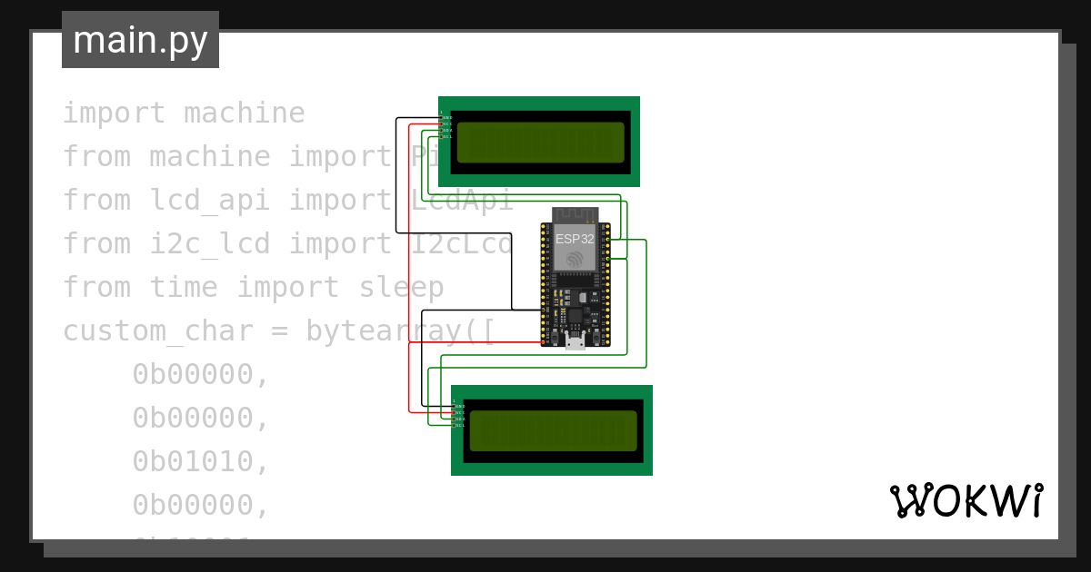 I2c Custom Wokwi Esp32 Stm32 Arduino Simulator