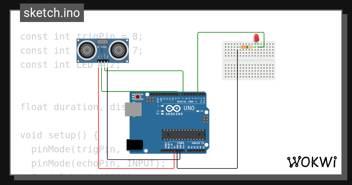 Abstandsmessungmülleimer Wokwi Esp32 Stm32 Arduino Simulator 5121