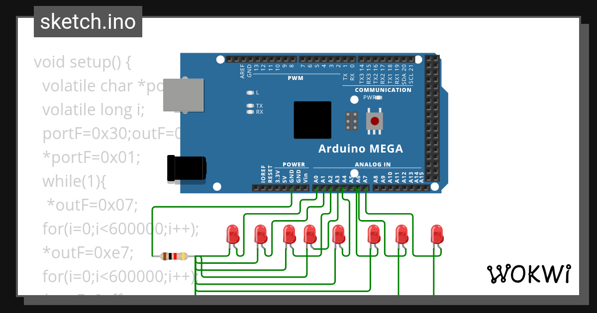 Ledblink8 Set3 Wokwi Esp32 Stm32 Arduino Simulator