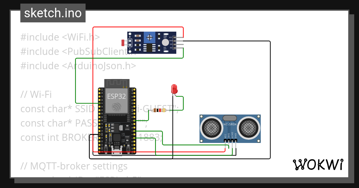 Lab5 - Wokwi ESP32, STM32, Arduino Simulator