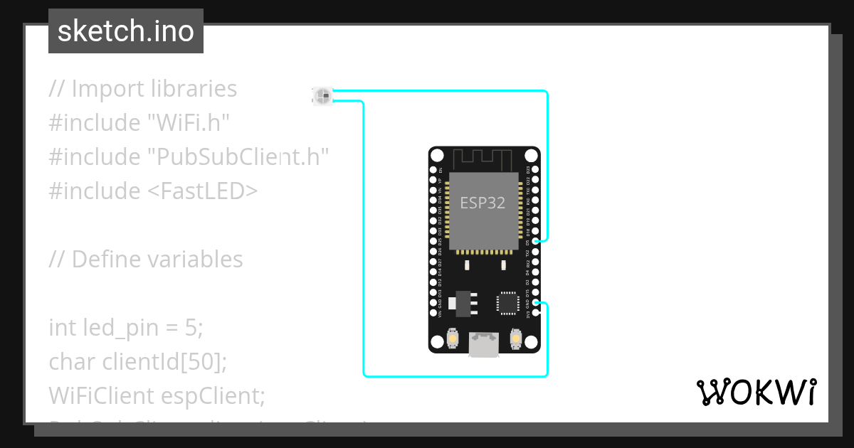 project 293] - Wokwi ESP32, STM32, Arduino Simulator