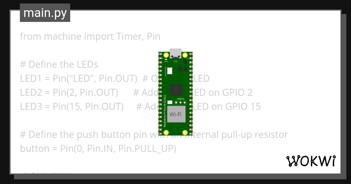 TPRG 1131 - Week 12 - Class Example #2 - Wokwi ESP32, STM32, Arduino Simulator