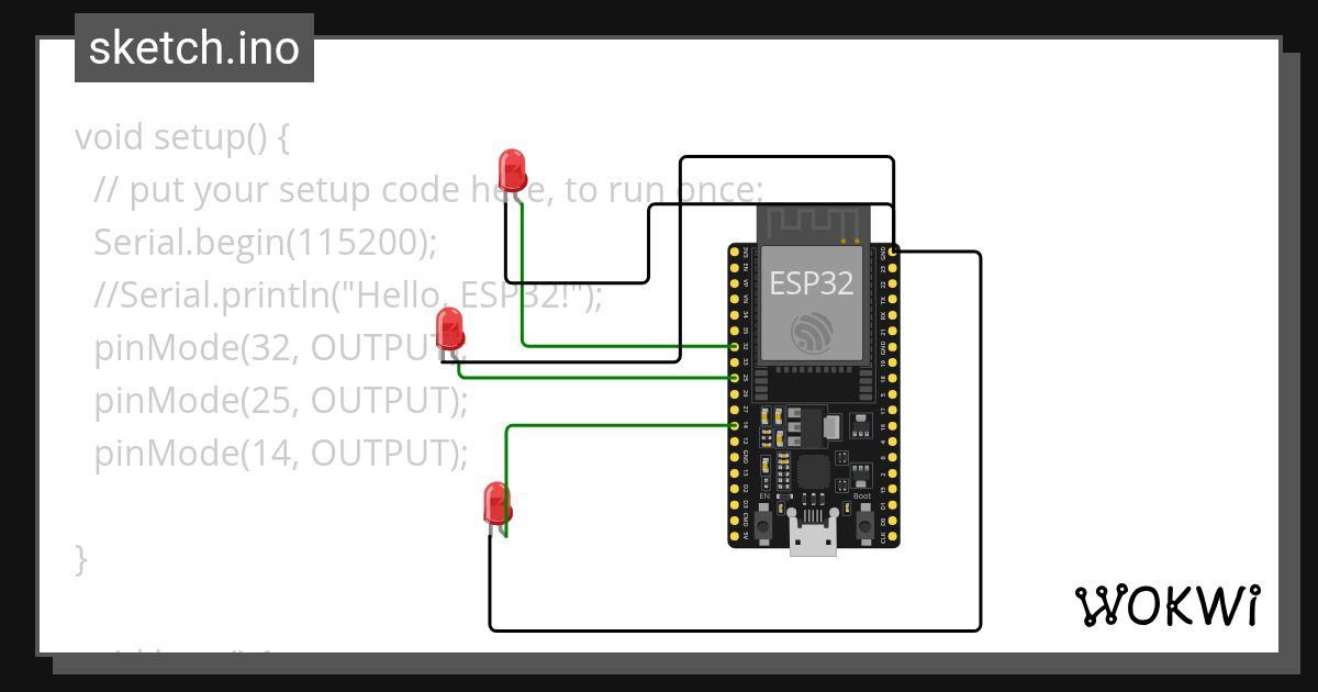 My 1st Project - Wokwi ESP32, STM32, Arduino Simulator My 1st Project - Wokwi ESP32, STM32, Arduino Simulator