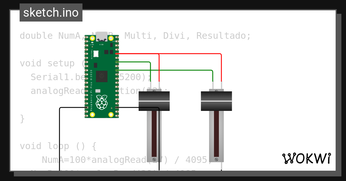 Soma E Divisão 1000 Wokwi Esp32 Stm32 Arduino Simulator