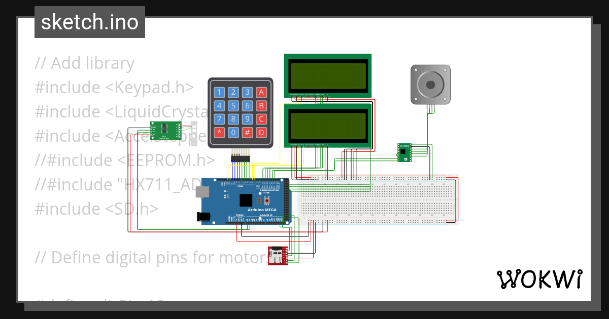 Single Motor Control Copy (4) - Wokwi ESP32, STM32, Arduino Simulator