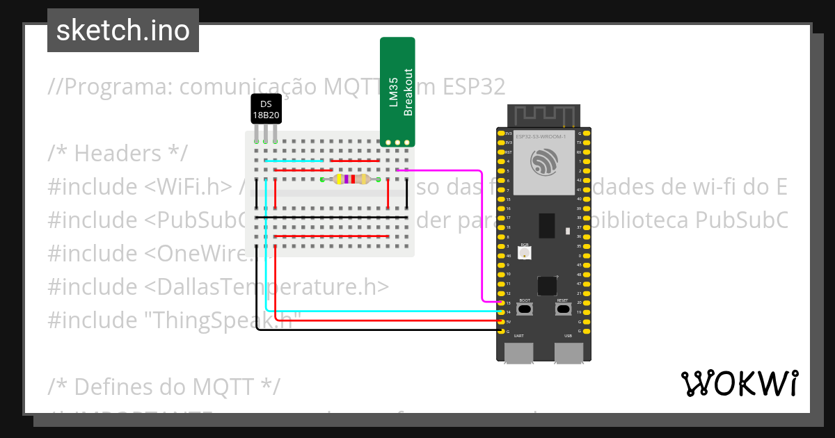 Wokwi - Online ESP32, STM32, Arduino Simulator