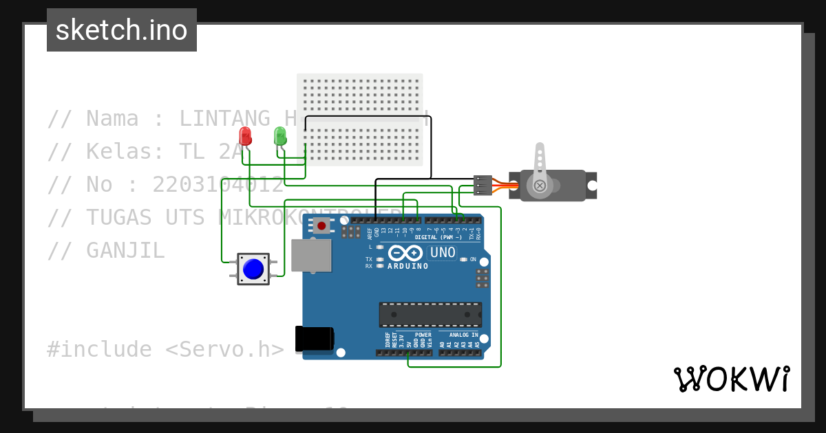 Lintang Uts Praktek Mikrokontroller Wokwi Esp32 Stm32 Arduino Simulator 0970