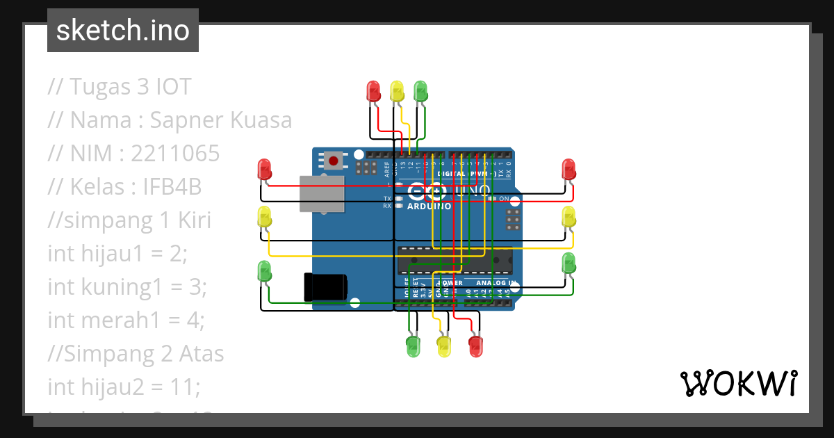 Mochamad Fiqian Nur Ananda_2211071_Tugas3 - Wokwi ESP32, STM32, Arduino Simulator