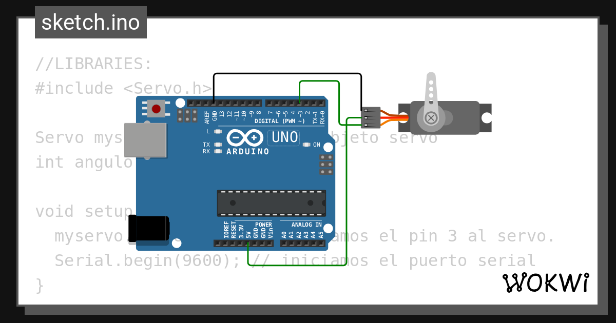 Mover Servormotor 90 Grados Copy Wokwi Esp32 Stm32 Arduino Simulator