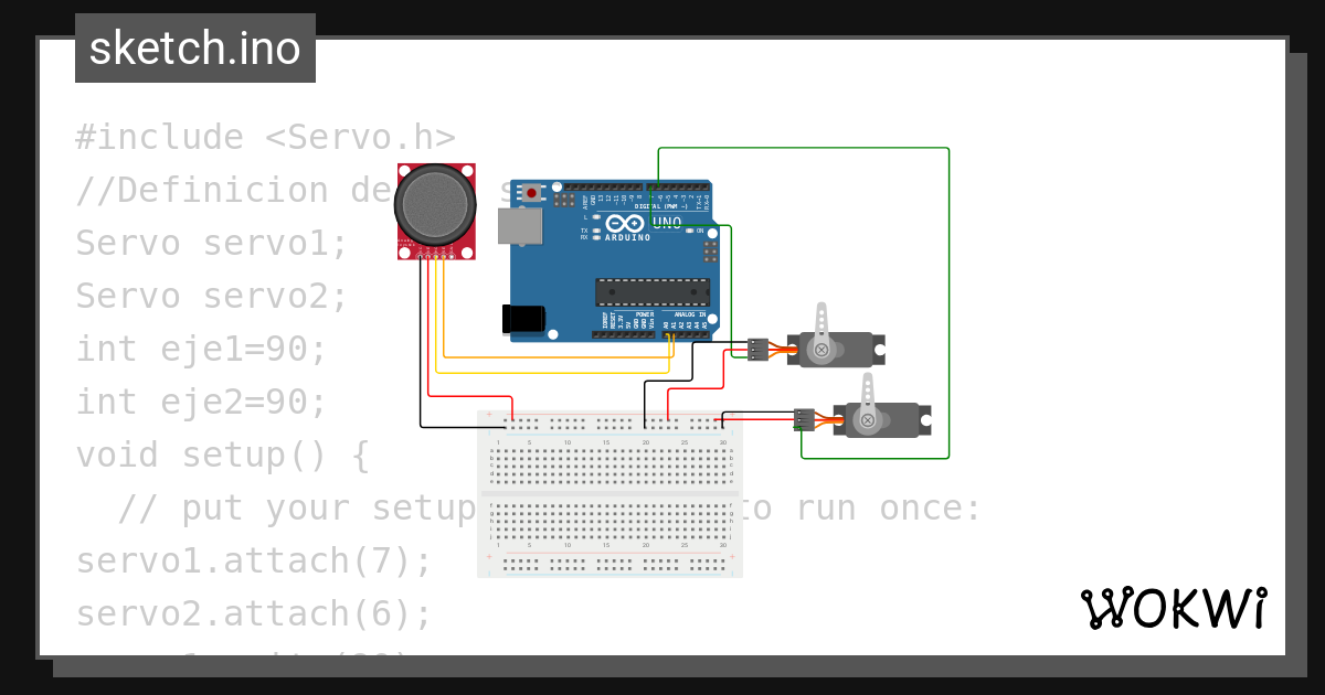 Servomotores Wokwi Esp32 Stm32 Arduino Simulator 5769