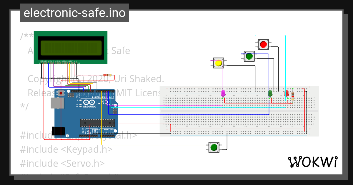 EVM.ino - Wokwi ESP32, STM32, Arduino Simulator
