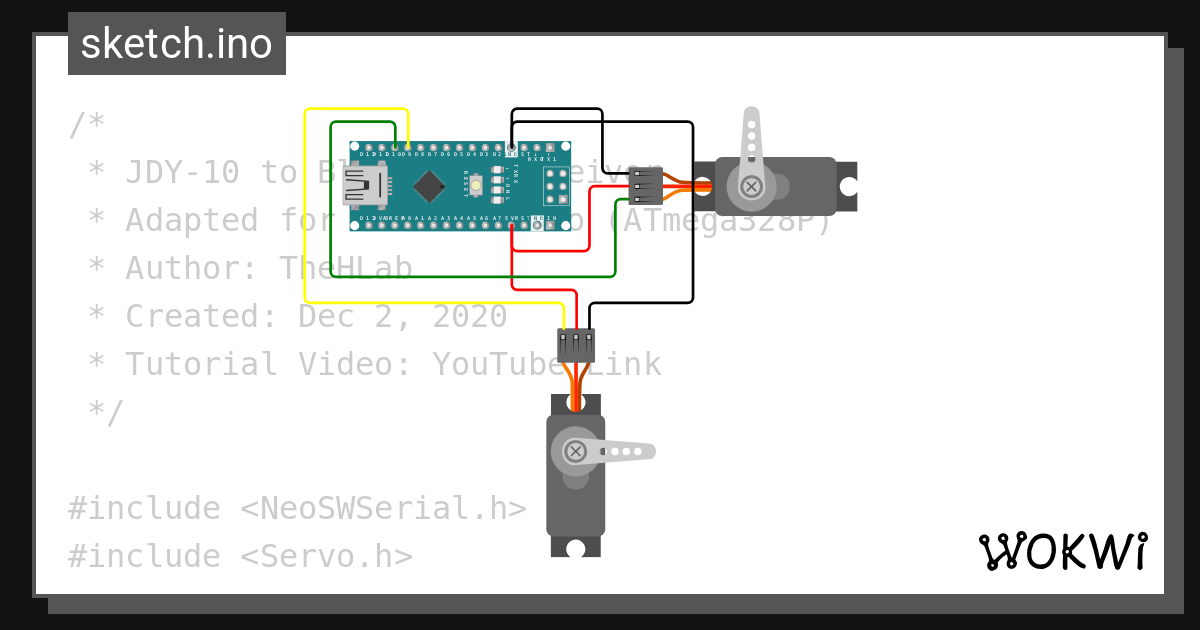 Serwo 1 Wokwi Esp32 Stm32 Arduino Simulator