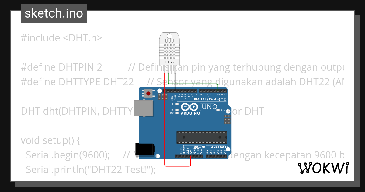 Proyek Sensor Suhu Wokwi Esp32 Stm32 Arduino Simulator 9435