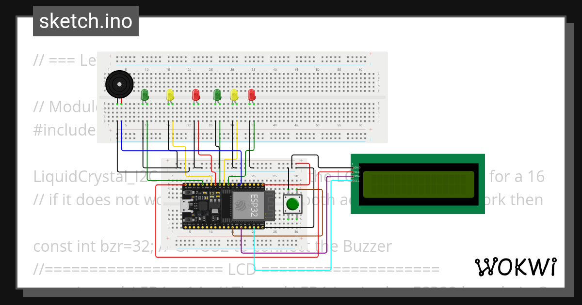 Module 6- Levi Lubin - Wokwi ESP32, STM32, Arduino Simulator