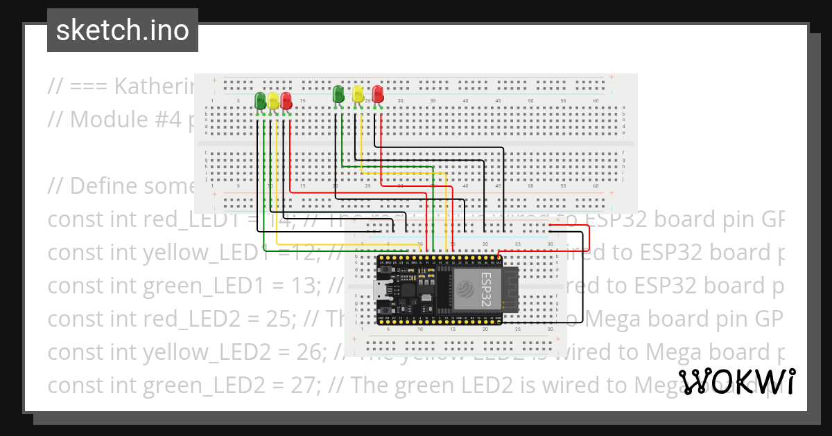 week6 - Wokwi ESP32, STM32, Arduino Simulator