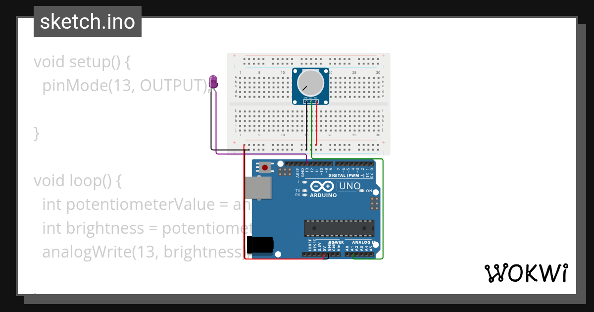 POTENTIOMETER - Wokwi ESP32, STM32, Arduino Simulator POTENTIOMETER - Wokwi ESP32, STM32, Arduino Simulator
