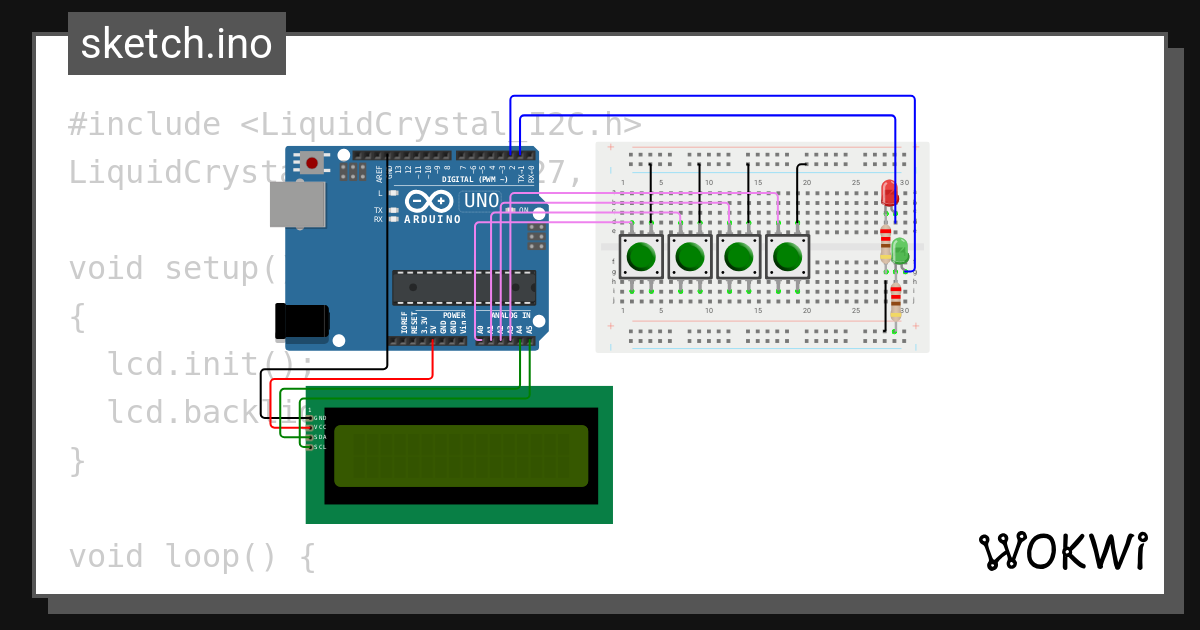 Voting Machine Wokwi Esp32 Stm32 Arduino Simulator