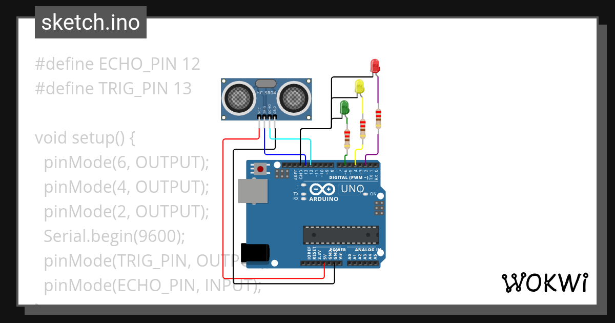 TUGAS 2_ULTRASONIC - Wokwi ESP32, STM32, Arduino Simulator