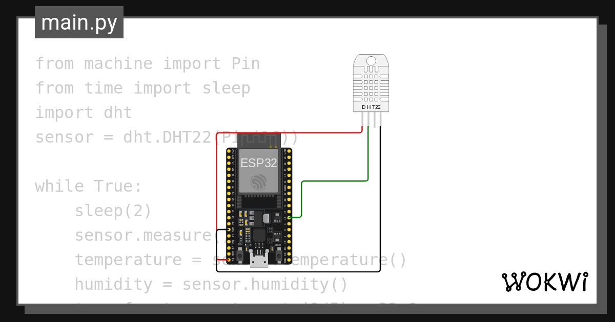 Dht Micropython Wokwi Esp32 Stm32 Arduino Simulator